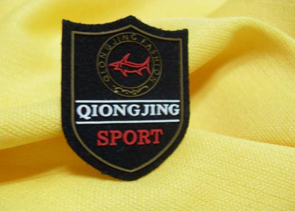 Quality 3D Embossed Pvc Injection Transparent Rubber Custom Clothing Patches Garment for sale