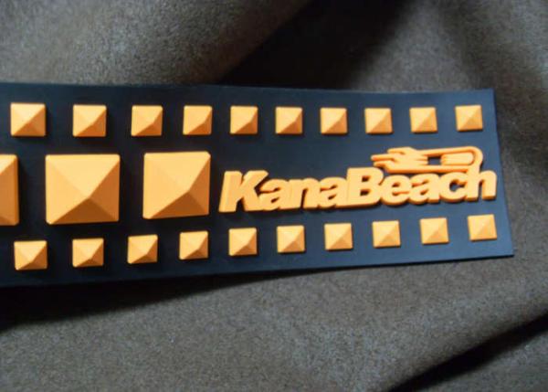 Quality Embossed Custom Clothing Patches , Pvc Rubber Labels wiht Sew-On Badge Type for sale