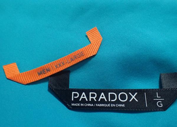 Quality Garment Woven Tags Custom Screen Printed Canvas Labels Custom Clothing Patches for sale