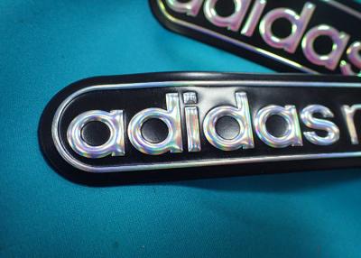 China Customized Rubber Patch With Pvc Logo / Embossed 3d Iron On Cloth Patches for sale