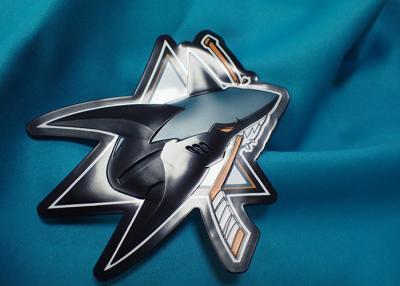 Cina Patch di gomma personalizzato con logo in PVC / ferro in rilievo 3D su patch di tessuto in vendita