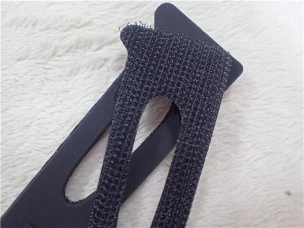Quality Custom Black Velcro Hook And Loop Patches For Garment Eco - Friendly for sale