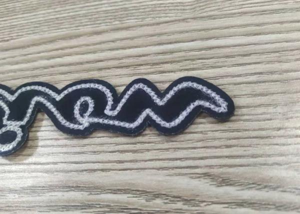 Quality Custom iron-on or sew-on letters towel patches embroidery chenille patches for sale
