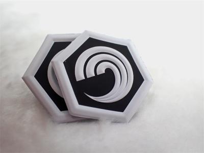 China Roupas Etiquetas TPU Impressas Insignificações de Alta Frequência 3D Patches em Reboco à venda