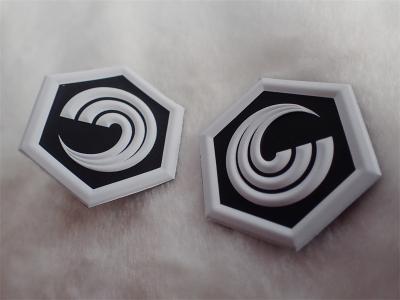 China Roupas Etiquetas TPU Impressas Insignificações de Alta Frequência 3D Patches em Reboco à venda