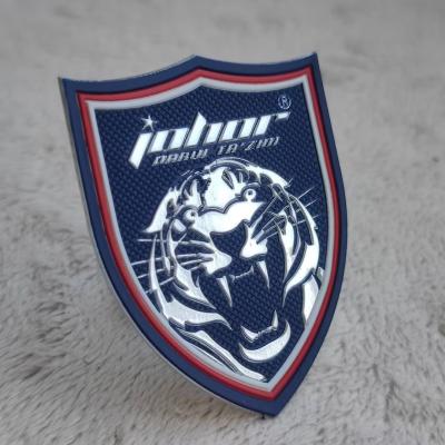 中国 カスタマイズされた洗濯可能な衣類3DシルバーTPU熱転写ラベル（衣類用） 販売のため