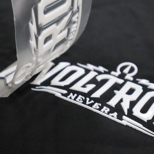 Quality Custom 3D HF Tpu Heat Transfer Logo 3D Tpu Label Transfer Tpu Logo For Garment for sale