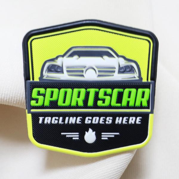 Quality Factory Customized Heat Transfer TPU Labels Embossed 3D TPU Logo Patches Brand for sale