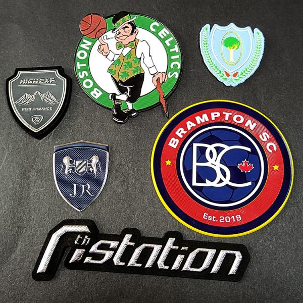Quality Custom Clothing Patches and TPU Badges with LED Flashing Magnetic and Nickel for sale