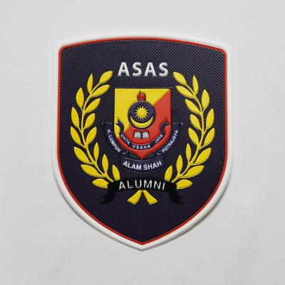 China Scarves hats 3D High Frequency TPU badges for jackets garment patches for clothes for sale