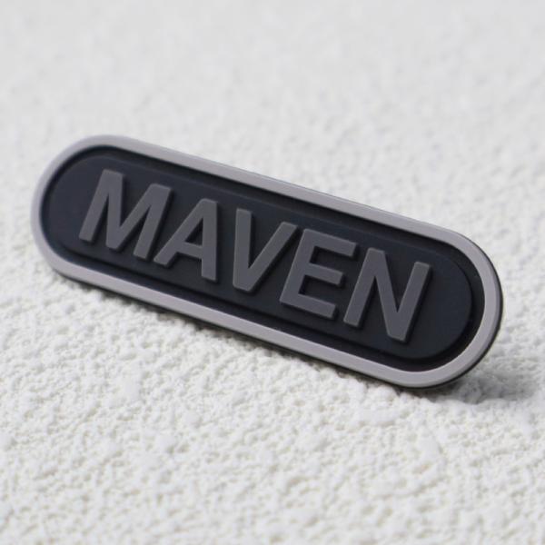 Quality Bulk Custom 3D Raised PVC Brand Badge - Durable Two-Tone Logo Emblem for Fashion Apparel & Luggage Accessories for sale