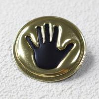 Quality Wholesale Custom 3D Two-Tone TPU Voltage Emblem - Metallic Palm Logo Badge for for sale