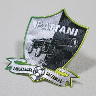China Custom TPU Voltage Patch - Pattani FC Football Club Badge for Sportswear for sale