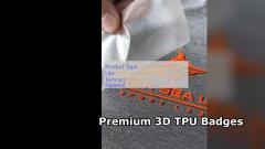 Custom 3D TPU Badges for Premium Apparel Branding