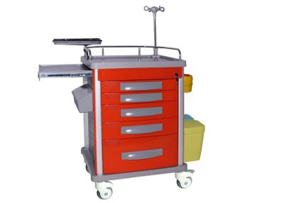 China Ziekenhuis medisch trolley met handvat Noodoperatie karretje Te koop