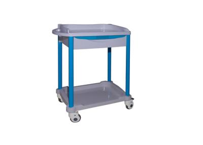Cina Carrello di plastica organizzato facile di professione d'infermiera dell'ospedale del carretto di emergenza semplice in vendita