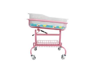 China Het pediatrische Bed van de het Ziekenhuisbaby voor Zuigeling, de Wieg van de het Ziekenhuisbaby met Vier Wielen Te koop