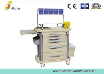 Cina Carrello pratico dell'ospedale del carrello di anestesia dell'ABS del carretto medico di professione d'infermiera con IV Palo facoltativo (ALS-MT103B)) in vendita