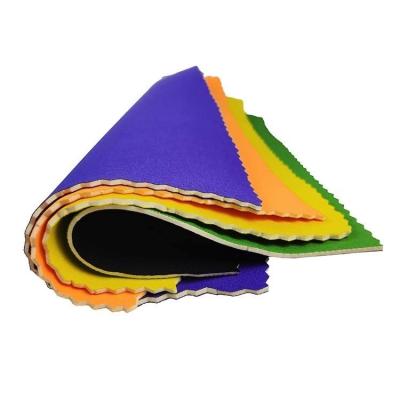 China 2-40mm Neoprene Wetsuit Material , Antioxidant Yellow Pink Neoprene Fabric for sale