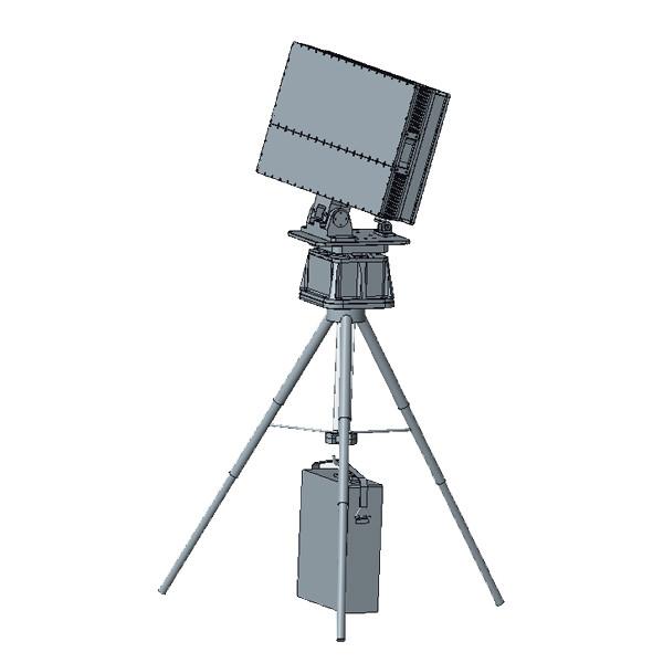 Quality Phased Array Three Coordinate Border Radar System Ku Band Solid State Design for sale