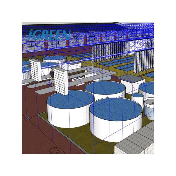 Quality Indoor Ras Fish Farming System Eco Friendly With Hydroponics Compatibility for sale