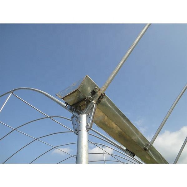 Quality Film Cover Multi Span Greenhouse 5m Roof Height For Vegetables And Fruits for sale