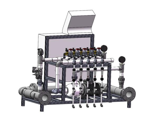 Quality 10 Inches Screen Automatic Fertigation Machine High Precision For Water Soluble for sale