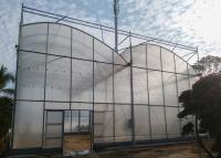 Quality Single Layer Greenhouse Hydroponics System Wrought Iron Greenhouse With Film for sale