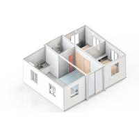 China Aluminum Window 20ft Expandable Container House Customization Modular Structure for sale