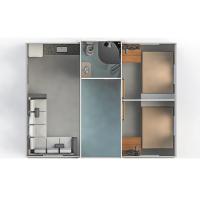 China Aluminum Window 20ft Expandable Container House Customization Modular Structure for sale