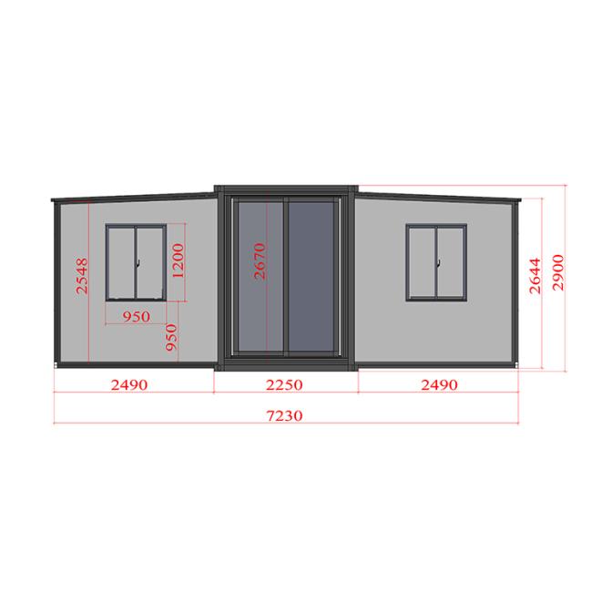Container house modular components