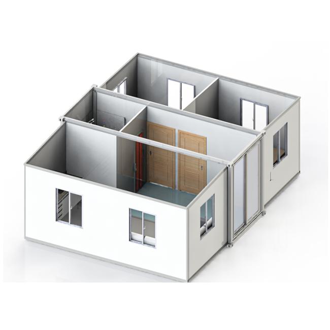 Modular container house construction