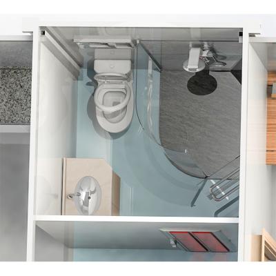 China Customizable 40ft Expandable Container House With Gypsum Board Covering 20ft 40ft for sale