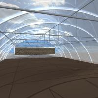 Quality Agricultural Single Span Greenhouse Flowers And Vegetables Poly Film Greenhouse for sale
