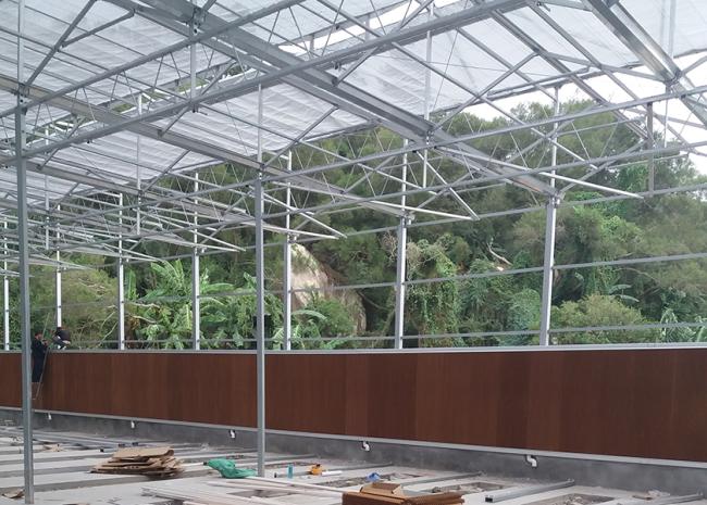 Greenhouse construction detail