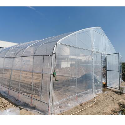 Китай Садовая однотоннельная теплица, экологичная, пленочного типа, для выращивания культур продается