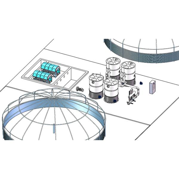Quality PVC Tarpaulin Ras Recirculating Aquaculture System With Automatic Feeding for sale