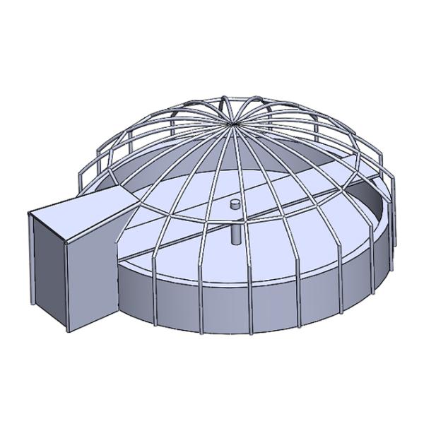 Quality PVC Tarpaulin Ras Recirculating Aquaculture System With Automatic Feeding for sale