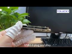 USB Binocular Camera Module RGB And IR Night Vision With 2MP PS5268 CMOS Sensor