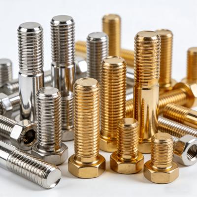 China Brushed Surface Finish Custom Stainless Steel Bolts Heat Resistant for sale