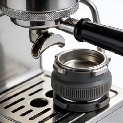 China Stainless Steel CNC Machined Coffee Machine Components Teflon Coating Wire Drawing for sale