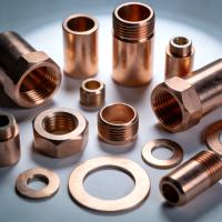 Quality OEM ODM Copper CNC Turning Machining Parts for Heat Exchangers / Electronics for sale