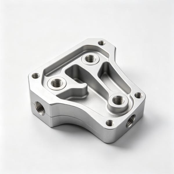 Quality Precision 5-Axis CNC Machining Service for 6061 Aluminum Custom Components with Single Clamping Operation and Clear Anodizing for sale