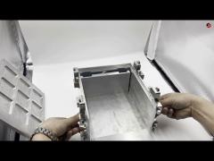 powder coated custom machined aluminum parts precision cnc machining iges