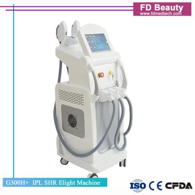 China Multifunction IPL RF Elight Q-Switch ND YAG Laser Machine for Hair Removal and Tattoo Removal white color ABS FD-155 for sale