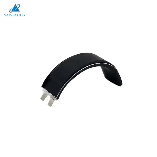Quality Wearable Curved Lipo Battery 150732 3.7V 20mAh Ultra Thin Lipo Battery Pouch for sale