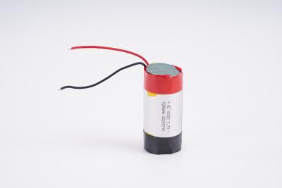 China 3.7V 1000mAh 18350 Rechargeable Lithium Polymer Battery with JST/Molex Connector for GPS Power Bank Beauty Devices Toys for sale