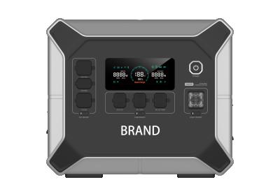 China 2400W 2048Wh Portable Power Station LiFePO4 Outdoor Backup Power Supply for sale