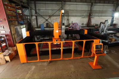 China Heavy Duty 5 Axis Bridge Saw Waterjet Cutting Machine For Metal Stone Composite Materials for sale