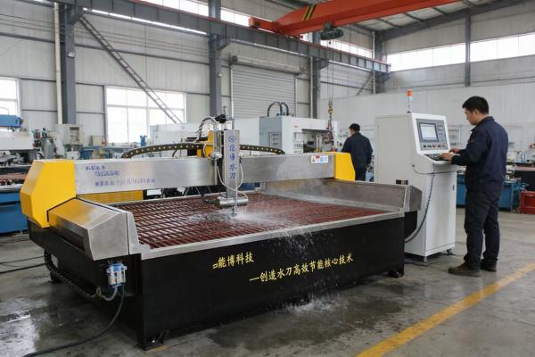 Quality Robust 5 Axis Waterjet Cutting Machine Energy Saving Industrial CNC Water Jet Cutter for sale